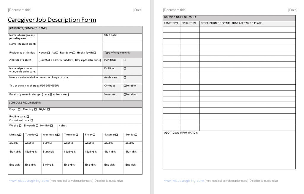How can hiring private caregiver templates help you?