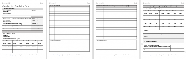 Caregiver Job Description Template-Digital/Print | Wise Caregiving